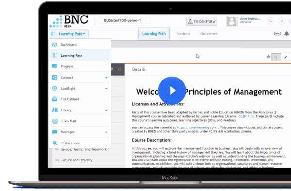 Digital Courseware – BNED LoudCloud