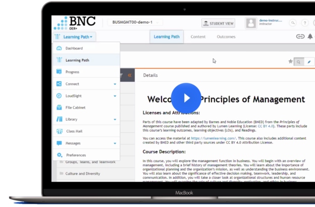 Digital Courseware – BNED LoudCloud
