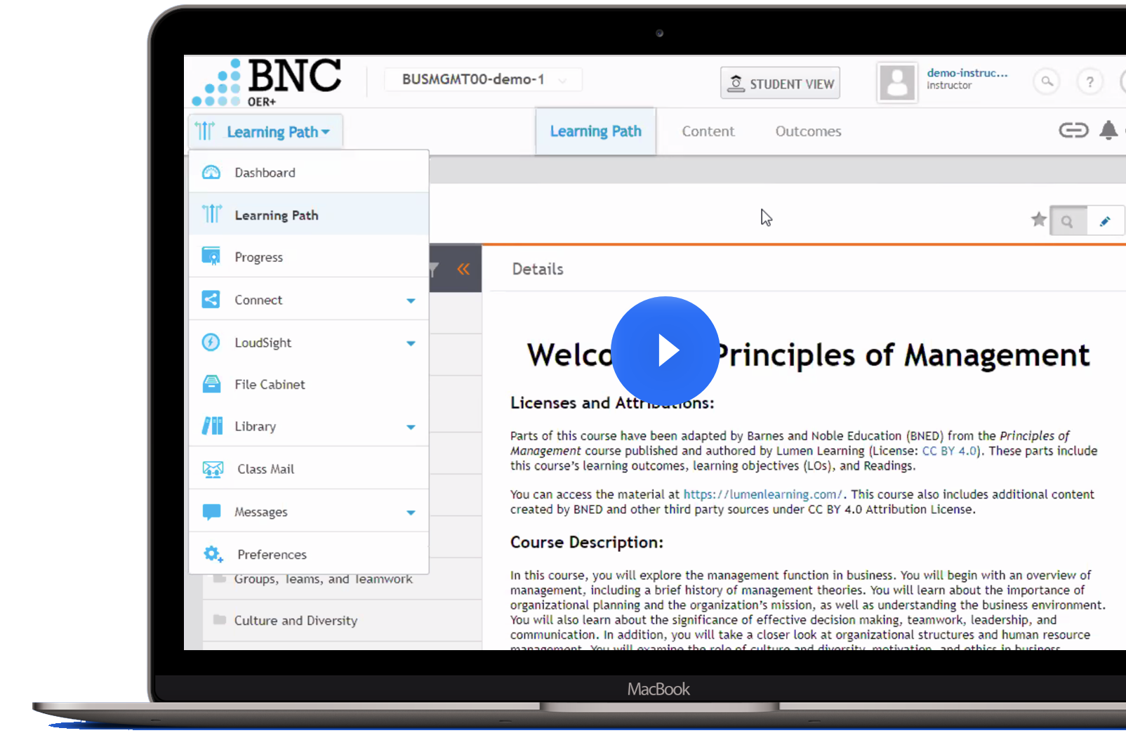 Digital Courseware – BNED LoudCloud